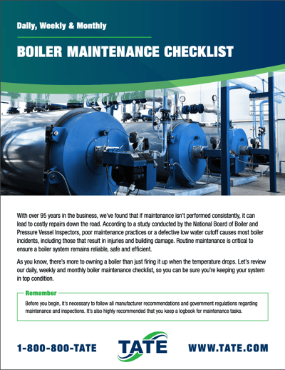 Free Content Offer | Commercial Boiler Maintenance Checklist